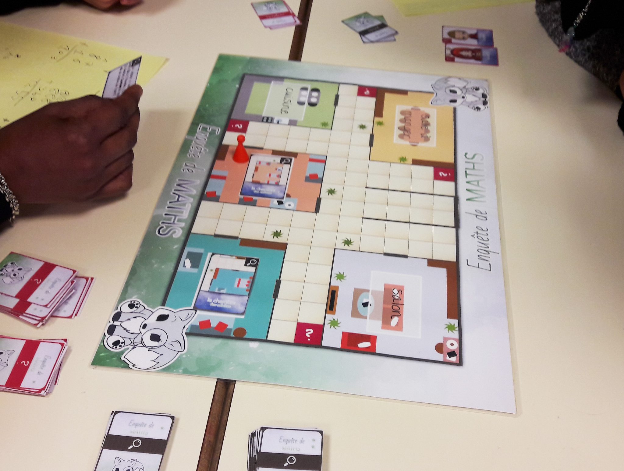 Enquête de maths - un jeu avec des problèmes et des opérations - La ...