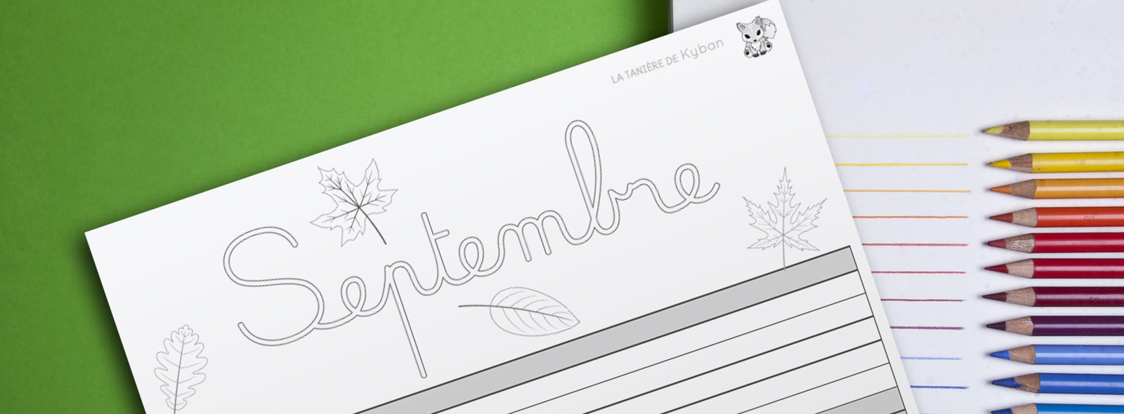 Un calendrier mensuel à colorier pour 2019/2020 - La tanière de Kyban